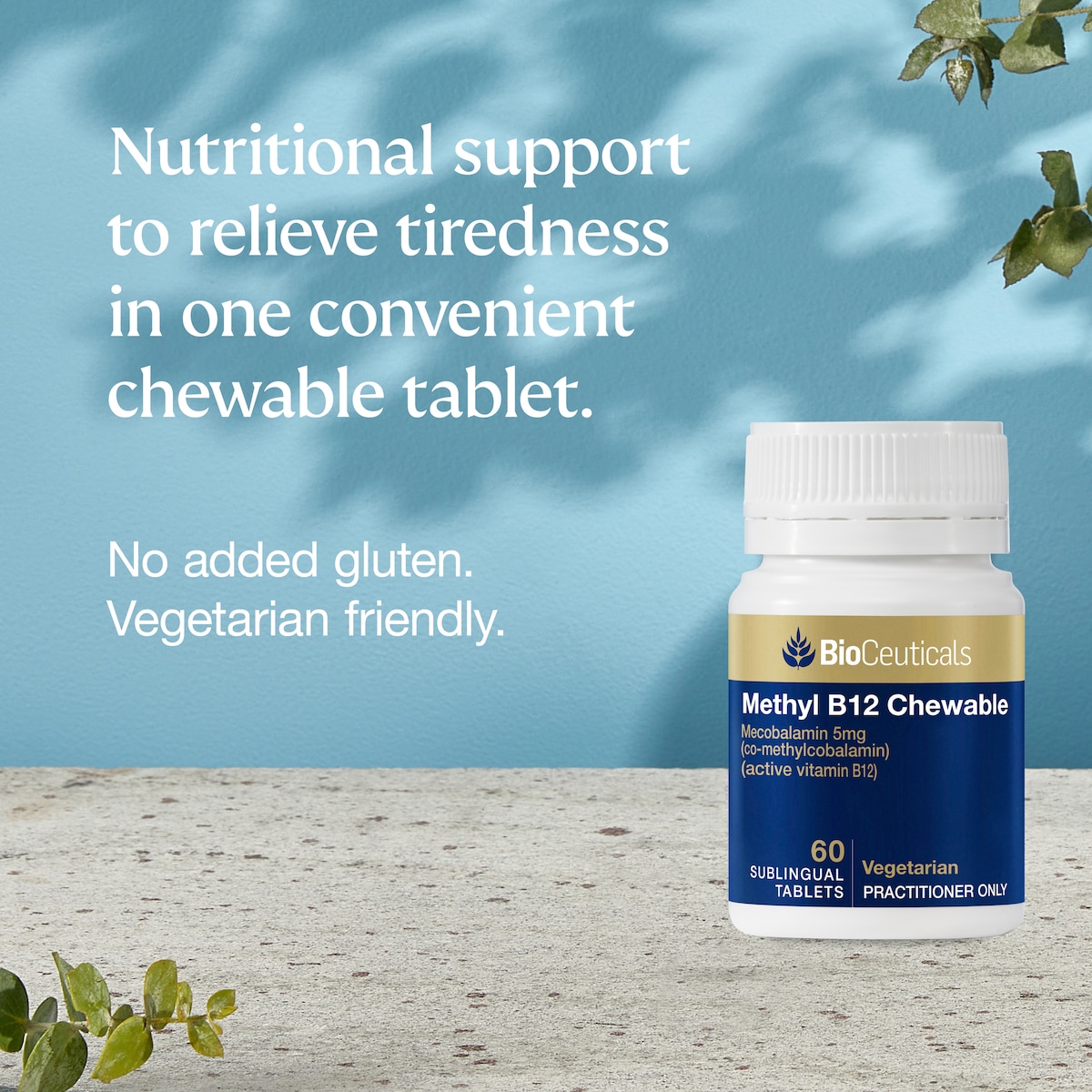 BioCeuticals Methyl B12 Chewable 60 Tablets